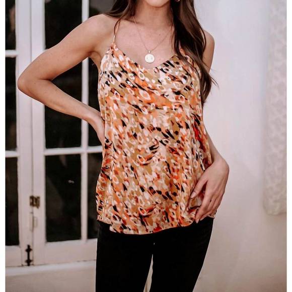 Veronica M | Tops | New Veronica M Riya Racerback Cami Top In Multi | Poshmark